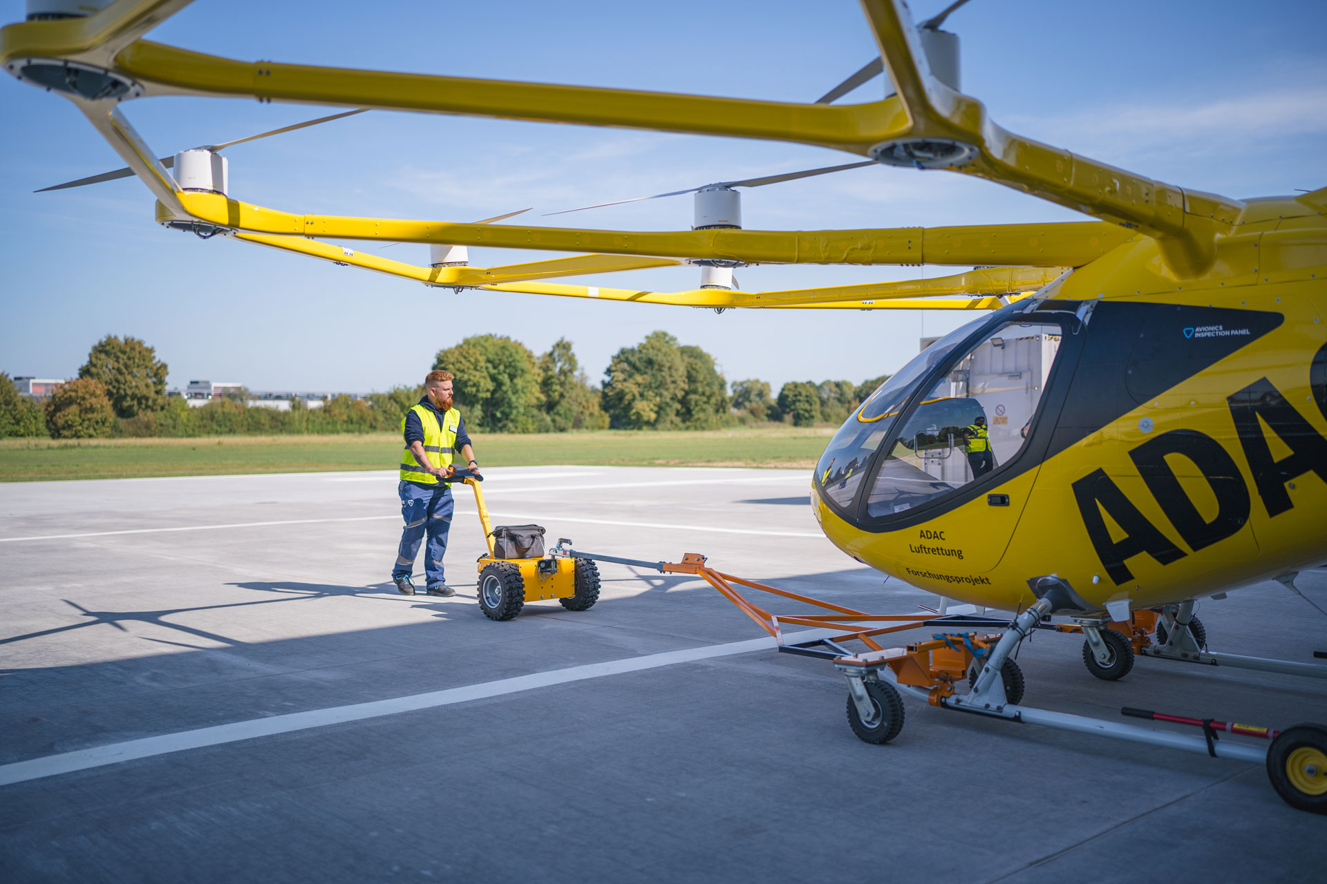 Erster eines VoloCity | ADAC Luftrettung