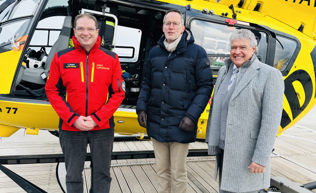„Christoph 77“ jetzt 24/7 einsatzbereit - ADAC Luftrettung